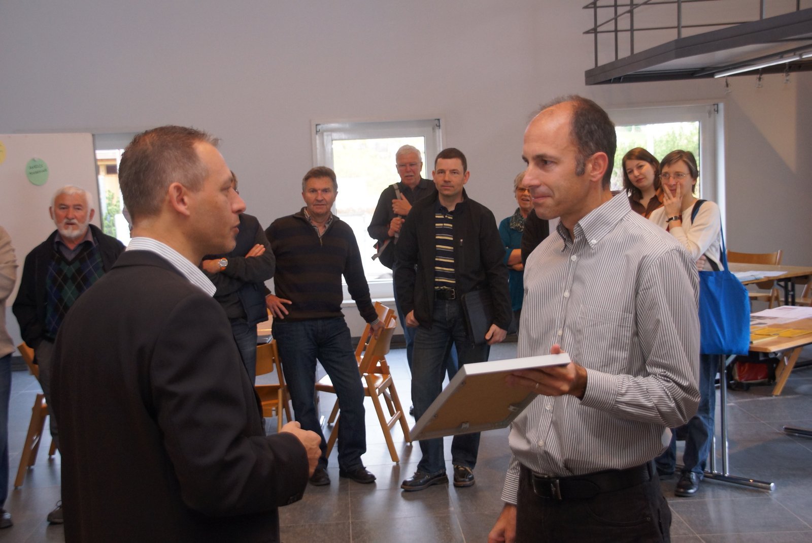 Die beiden besten Ideen wurden prämiert - Tüüfner Poscht